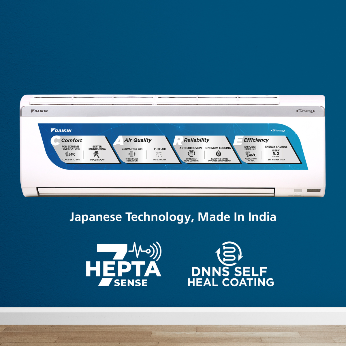 Daikin 1.5 Ton 5 Star Inverter Split AC FTKM50UV16U - Tradexact